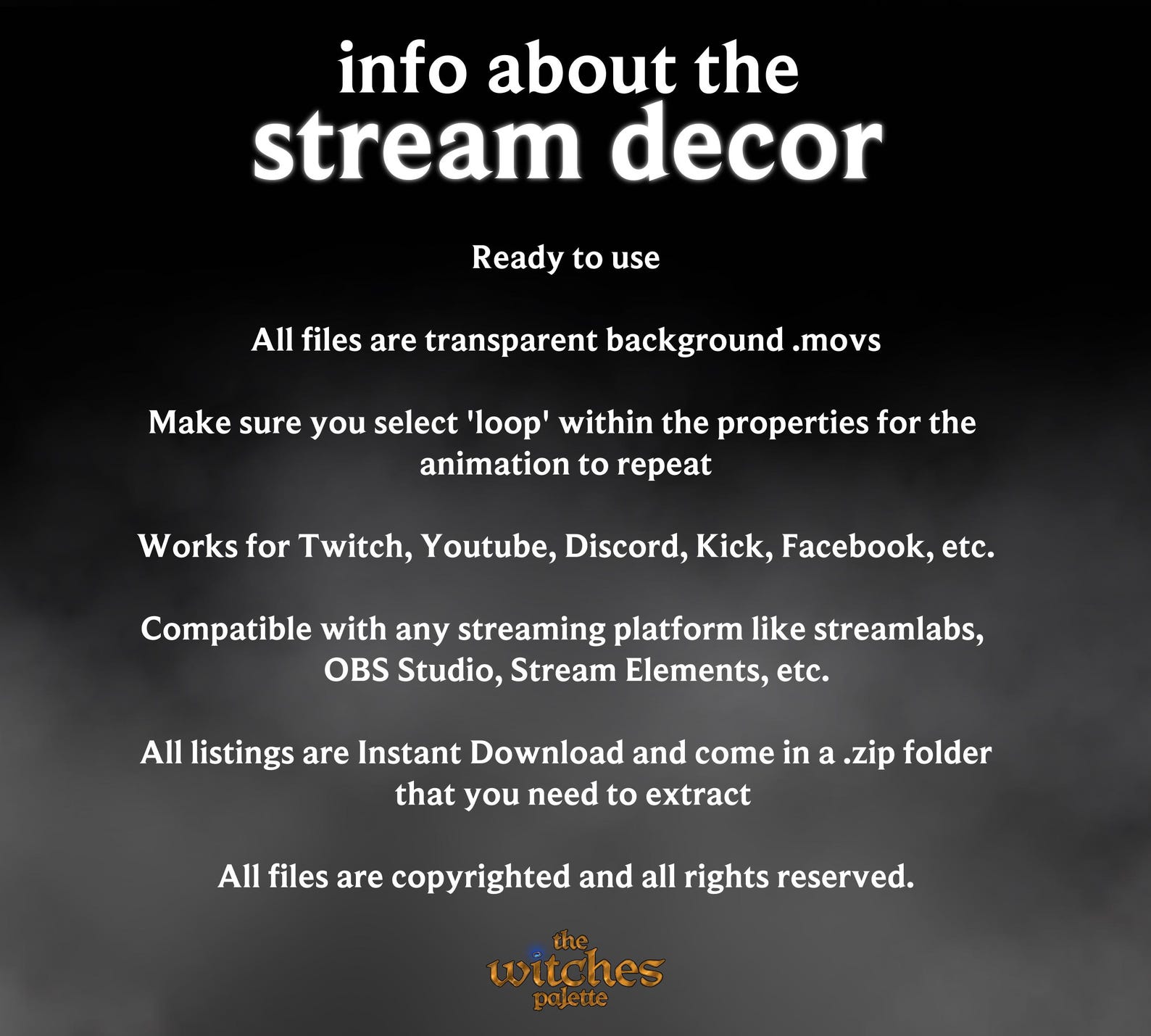 Soot Sprites Animated String Lights | Stream Overlay (MOV) - Etsy