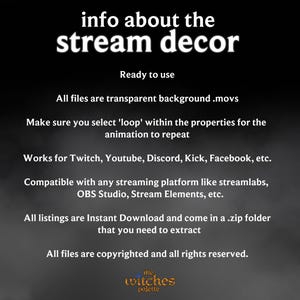 Soot Sprites Animated String Lights | Stream Overlay (MOV) - Etsy