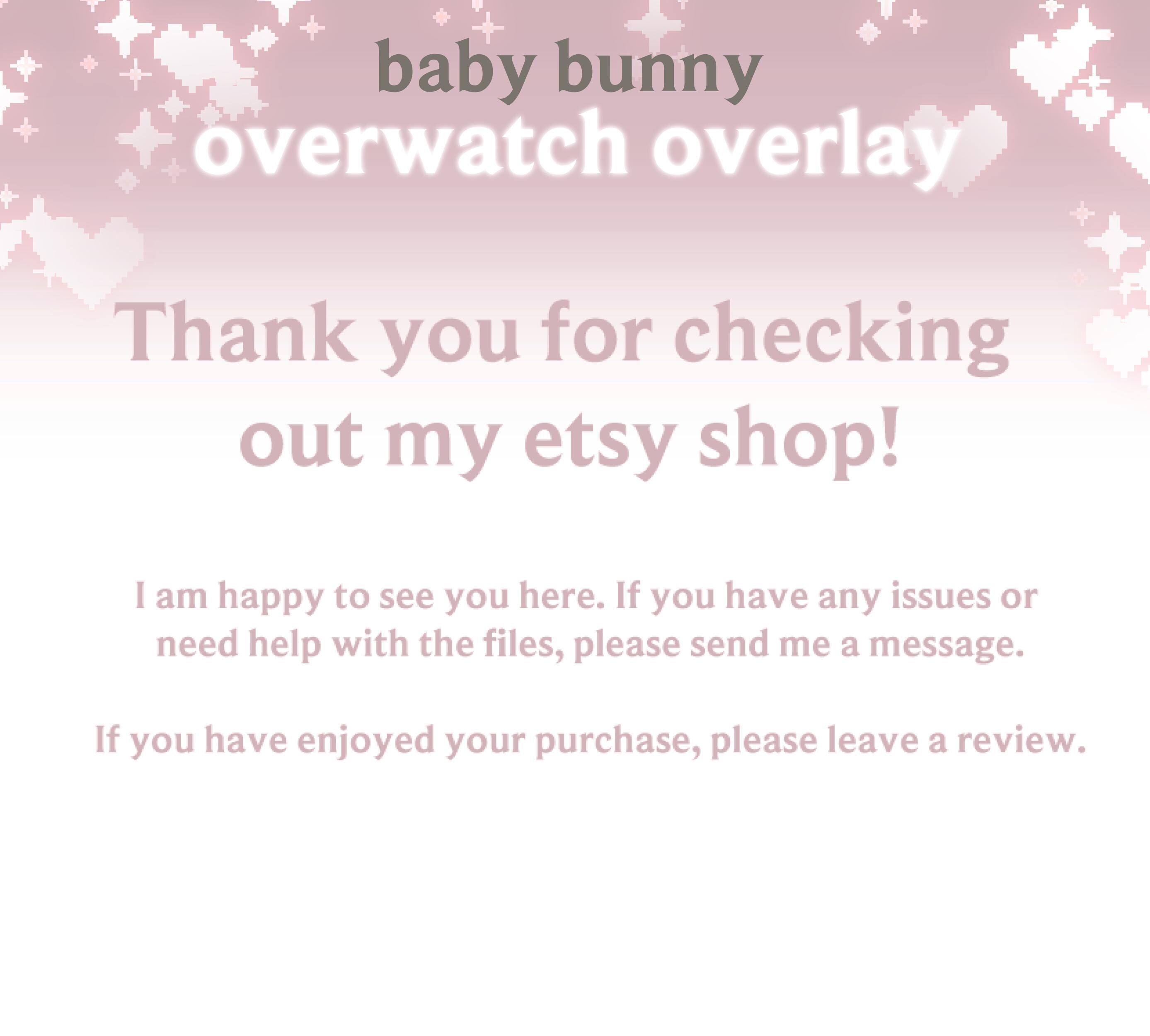 Baby Bunny HUD Overwatch Overlay | HUDSIGHT - Etsy