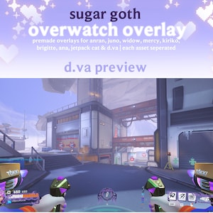 Sugar Goth HUD Overwatch Overlay | HUDSIGHT - Etsy