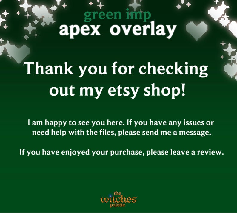 Green Imp Apex Legends Overlay - Etsy