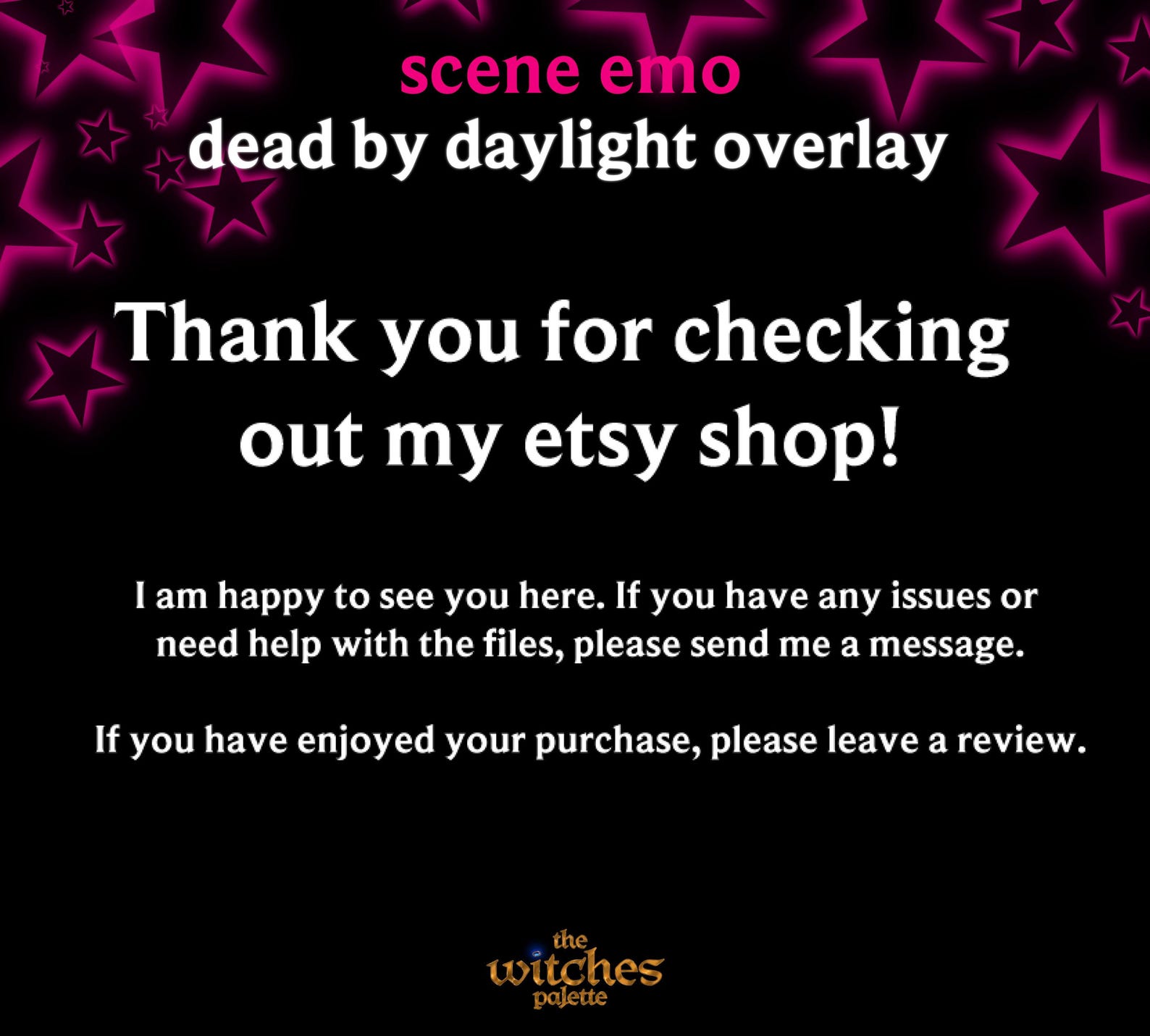 Scene Emo HUD Dead by Daylight Overlay | HUDSIGHT | Perk Covers | DBD ...