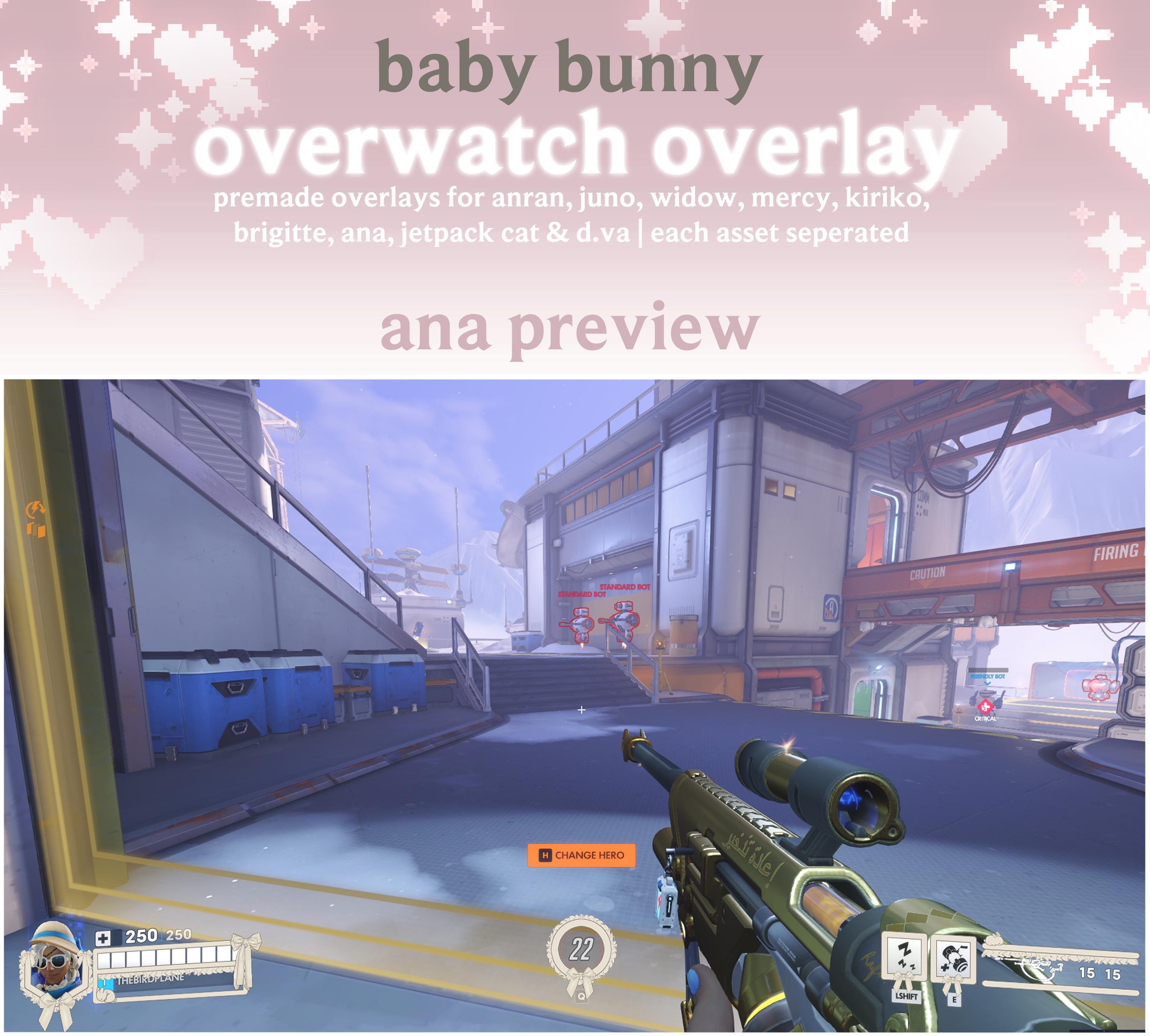 Baby Bunny HUD Overwatch Overlay | HUDSIGHT - Etsy
