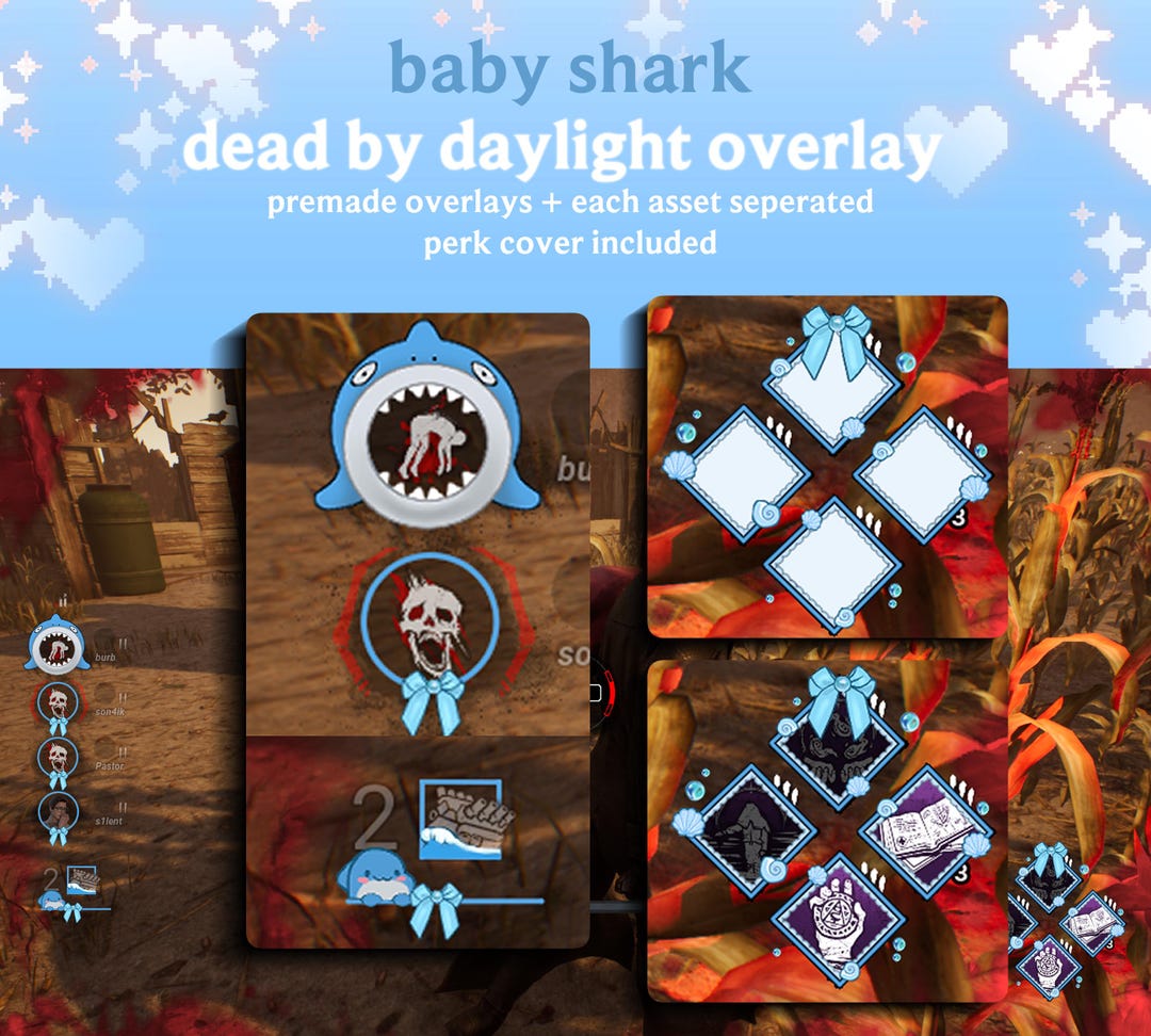 Baby Shark HUD Dead by Daylight Overlay | HUDSIGHT | Perk Covers | DBD ...