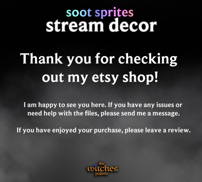 Soot Sprites Animated String Lights | Stream Overlay (MOV) - Etsy