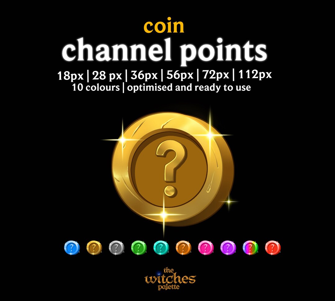 Question Mark Coin Channel Points - Etsy