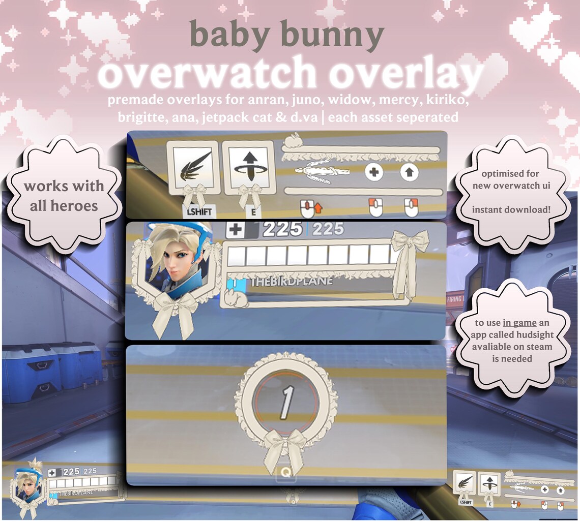 Baby Bunny HUD Overwatch Overlay | HUDSIGHT - Etsy