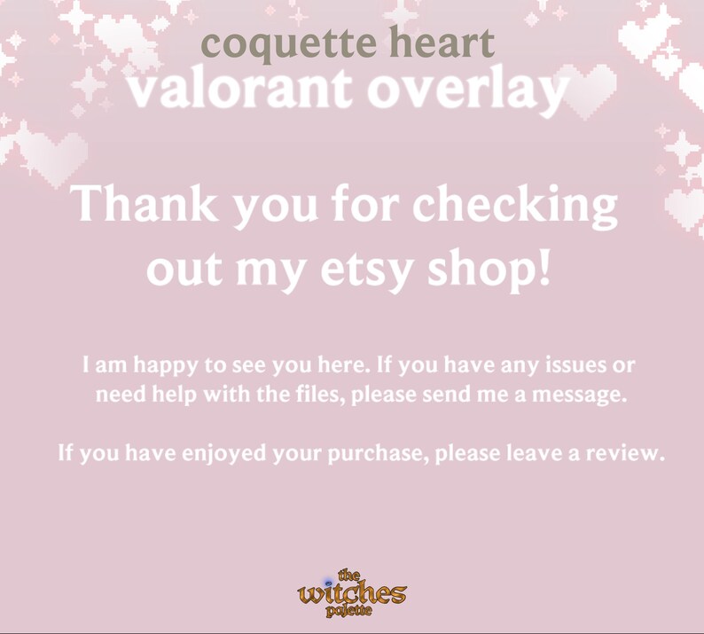Coquette Heart Valorant Overlay HUD - Etsy