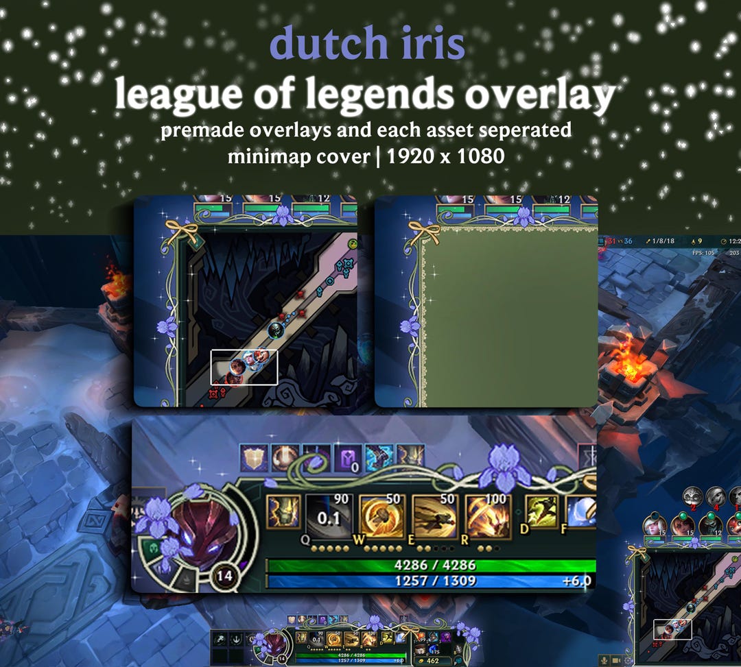 Dutch Iris HUD League of Legends Overlay - Etsy
