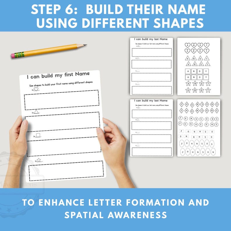 Personalized Name Tracing Workbook: Preschool Learning Activity Toddler ...