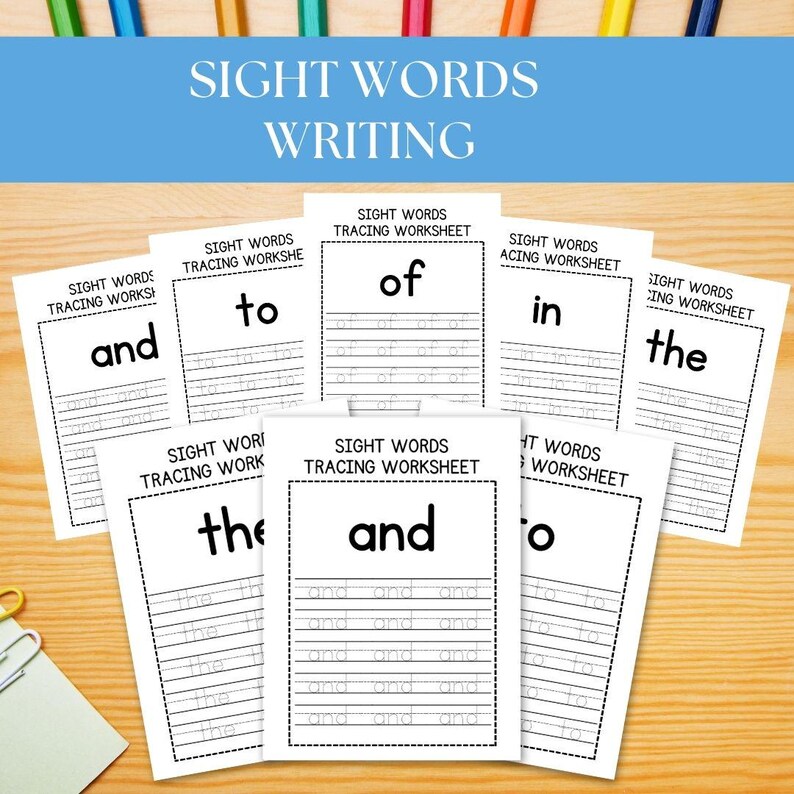 280 Printable Sight Words Worksheets for Kids | Fry First Hundred Sight ...