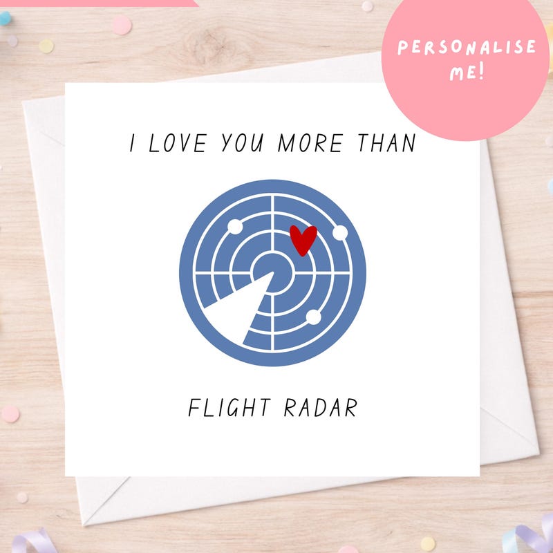 Aviation Cards Valentine - Etsy UK