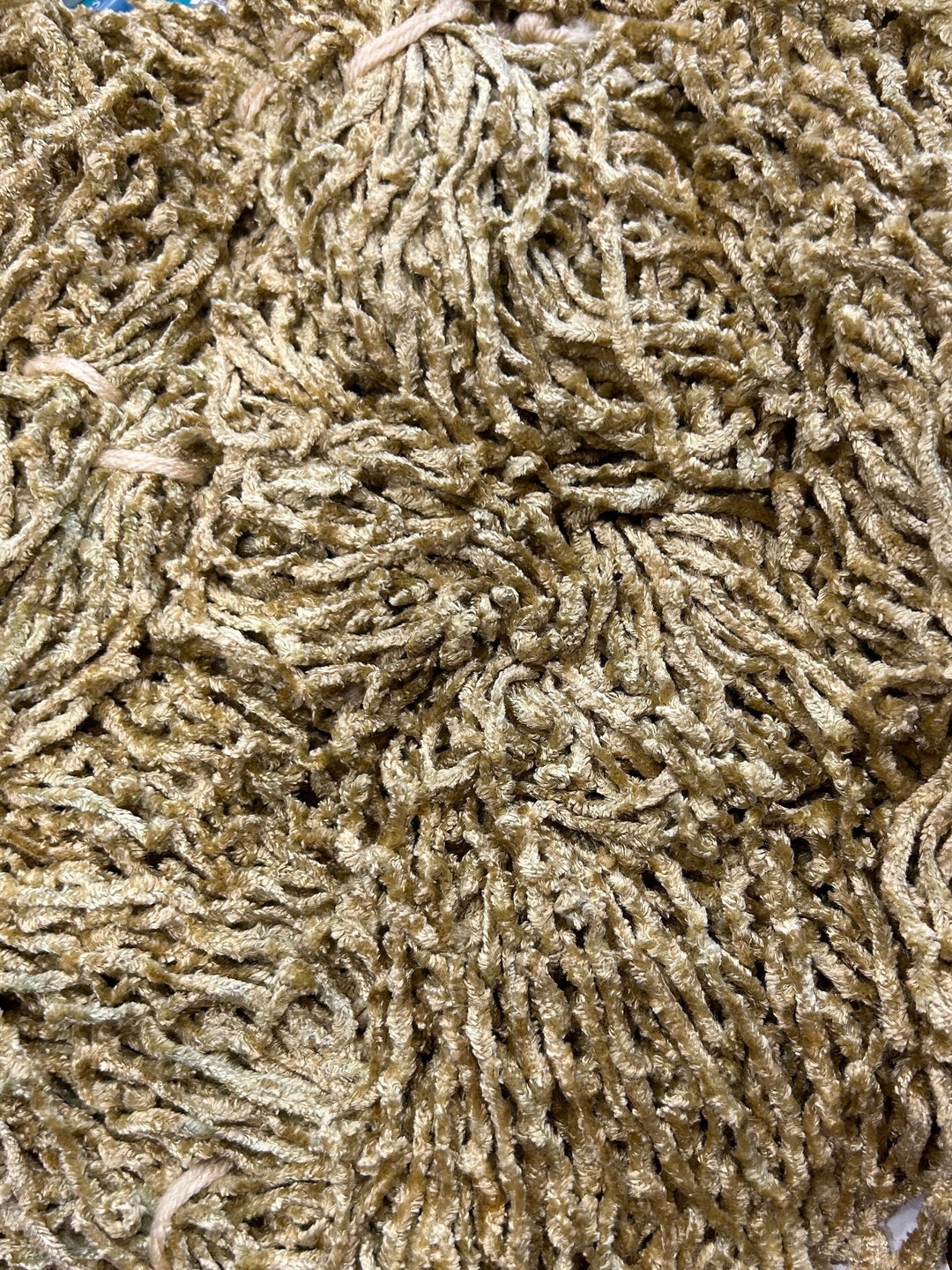 Chenille Petite - Lichen - Hand-dyed 100% Cotton/rayon DMC 831 THE END ...