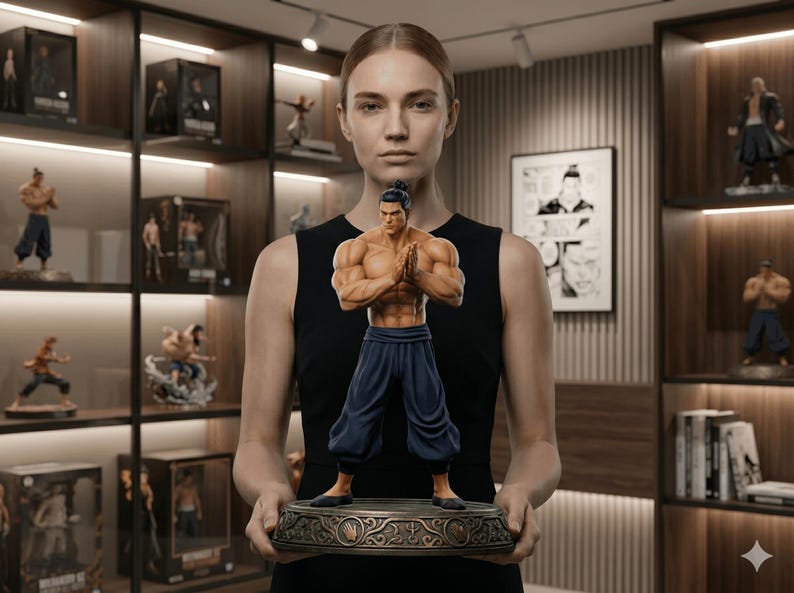 Aoi Todo STL File | Modular Anime Figurine | Grade 1 Jujutsu Sorcerer ...