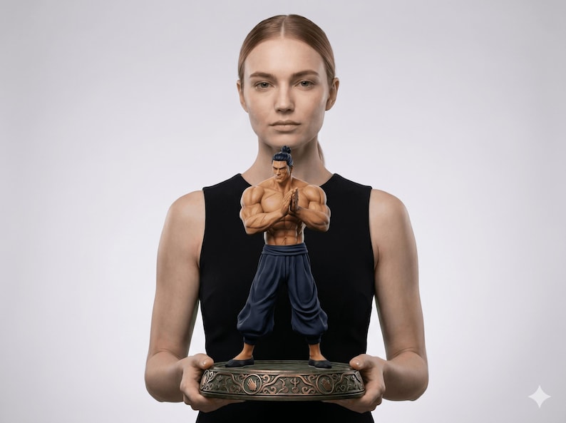 Aoi Todo STL File | Modular Anime Figurine | Grade 1 Jujutsu Sorcerer ...