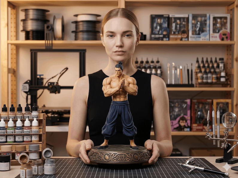 Aoi Todo STL File | Modular Anime Figurine | Grade 1 Jujutsu Sorcerer ...