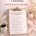Sunday Reset Checklist Printable for Moms – Minimalist Routine for Home ...