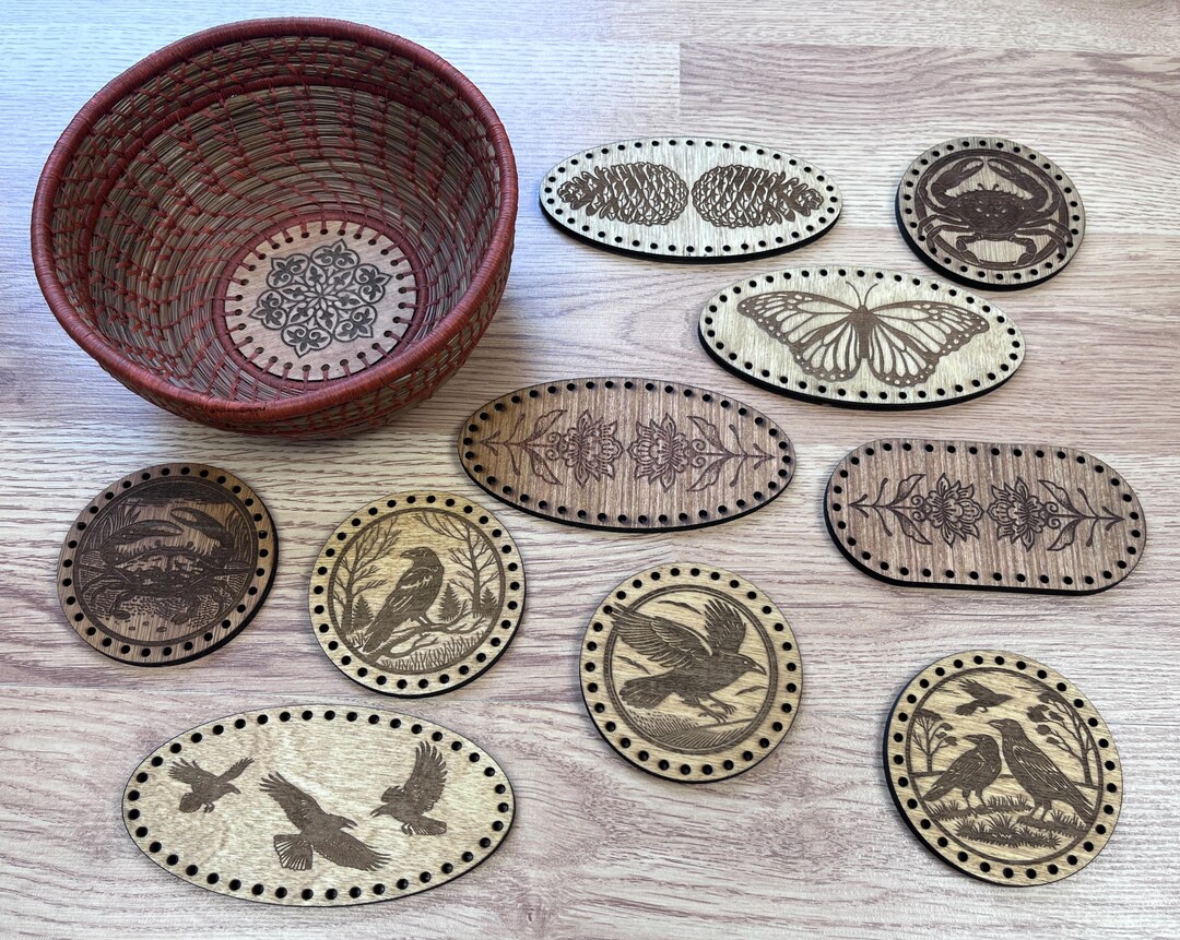 Pine Needle Basket Centers, #119 - Etsy