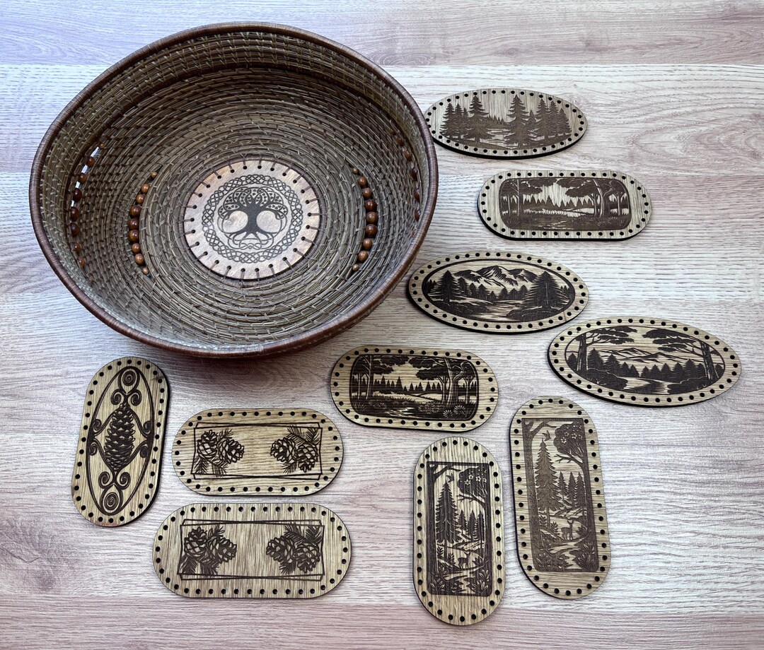 Pine Needle Basket Centers, #86 - Etsy