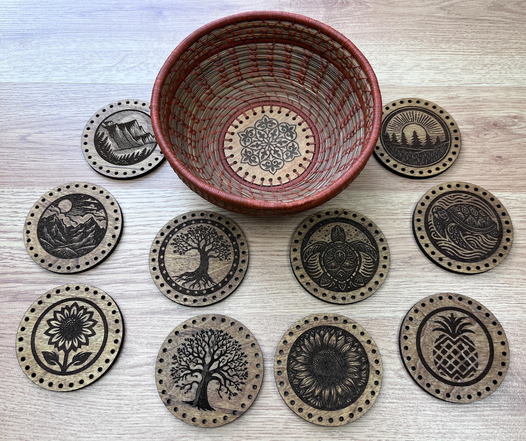 Pine Needle Basket Centers, #65 - Etsy