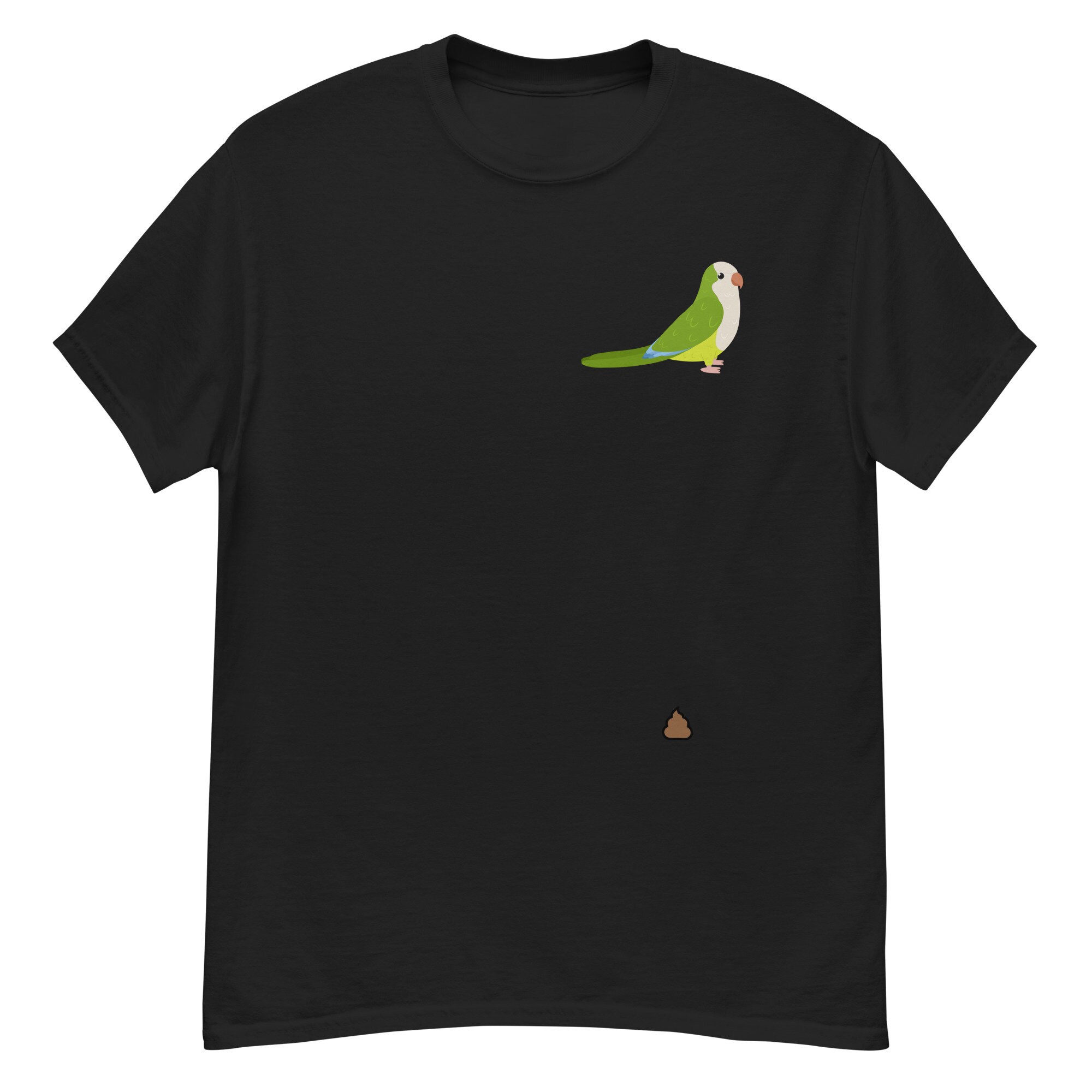 Quaker Parrot Monk Parakeet Poop Shirt Parrot Owner Gift Unisex Mens ...