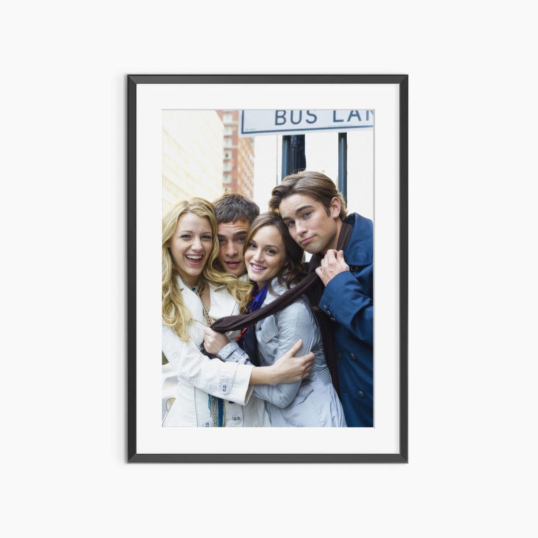 Gossip Girl Poster, Photography Prints, TV Series Print, Blake Lively ...