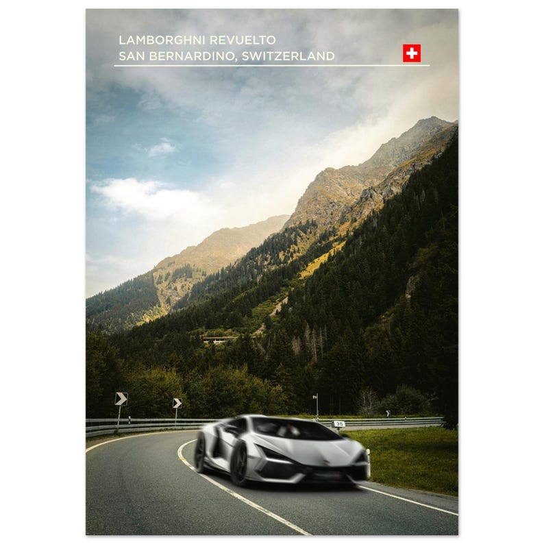 Lamborghini Revuelto Car Poster | Photography Wall Art | Modern ...