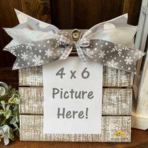Picture Frames/winter Picture Frame/snowflake Frame/snow Day Frame ...