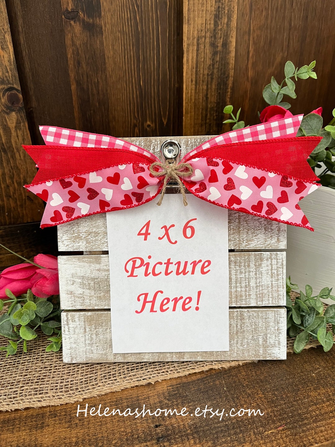 Valentines Day Picture Frame/valentines Day Gift/anniversary Gift/heart ...