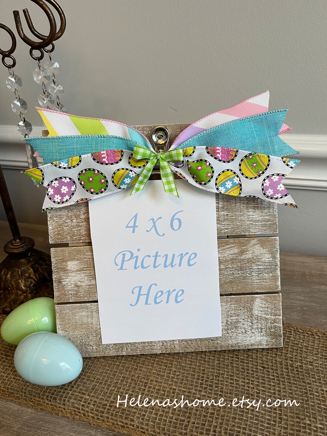 Easter Frame/easter Decor/easter Egg Frame/easter Picture Frame/easter ...