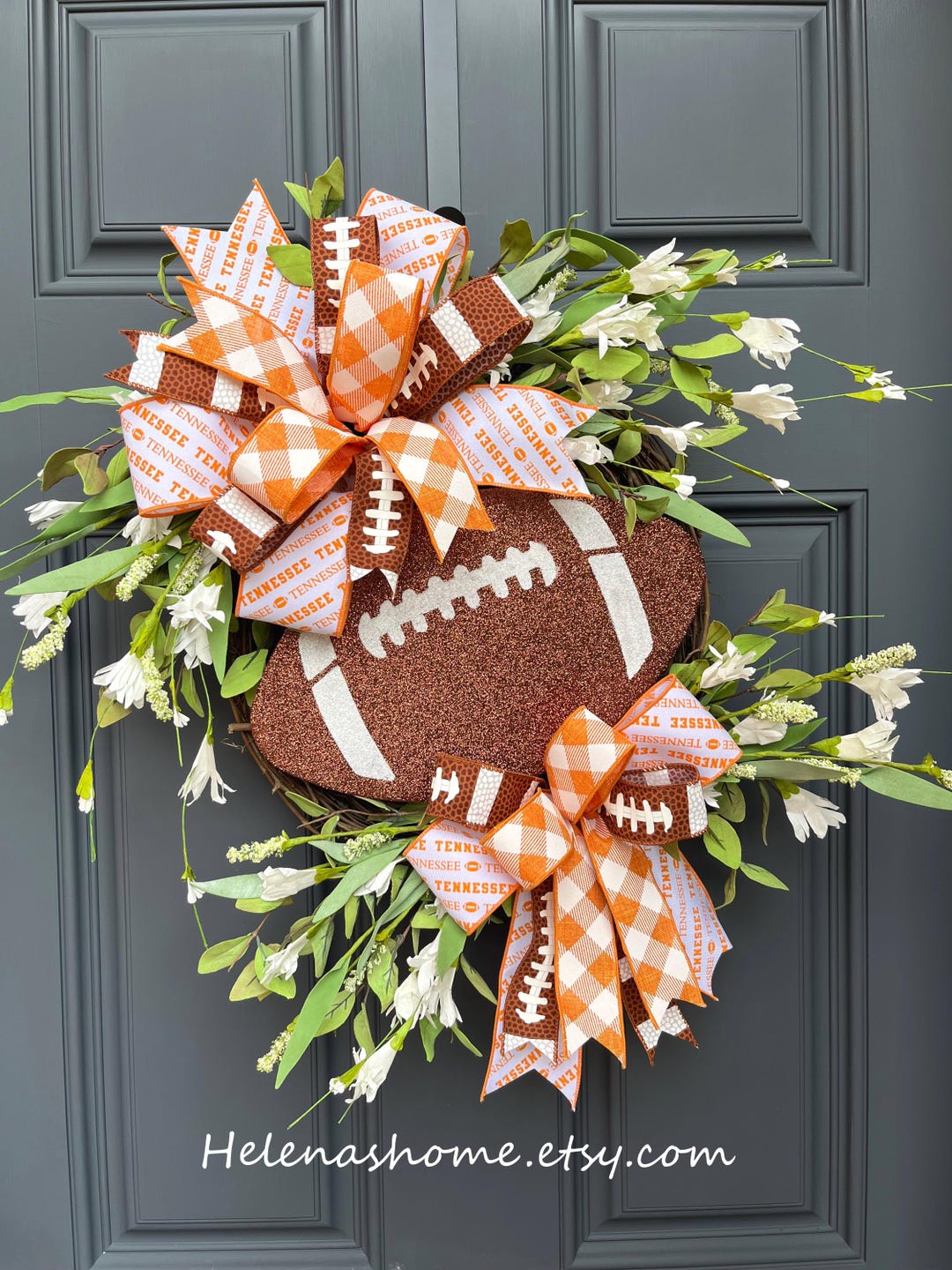University of Tennessee Wreath/tennessee Football Wreath/ut Gifts ...