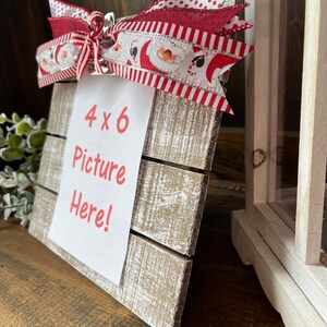 Santa Frame/christmas Frame/christmas Decor/christmas Gifts/picture ...