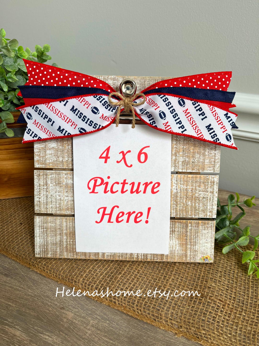 University of Mississippi Picture Frame/ole Miss Fans/hotty Toddy/rebel ...