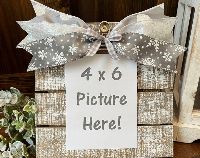Picture Frames/winter Picture Frame/snowflake Frame/snow Day - Etsy