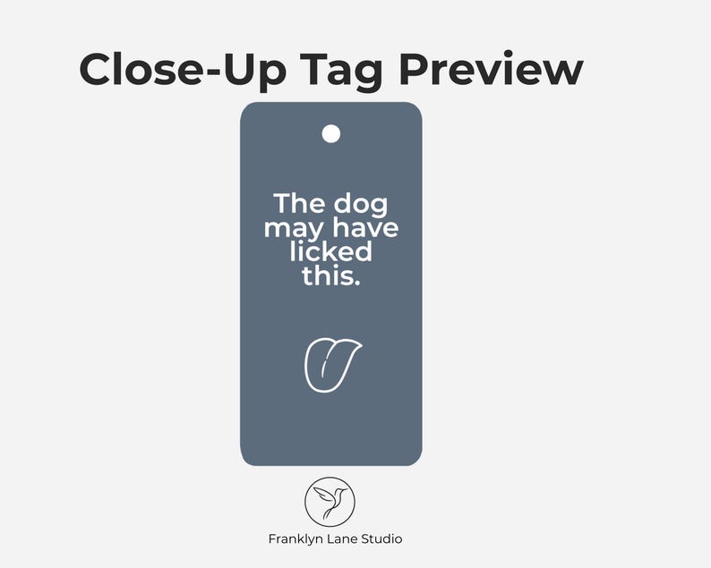 Pet Lover Gift Tags • Printable Dog Tags • Instant Download • A4 & US ...