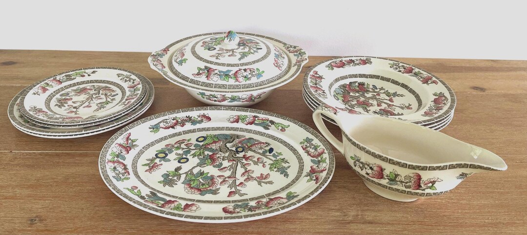 Johnson Brothers | Indian Tree Pattern | Dinner Ware | Assorted Pieces ...