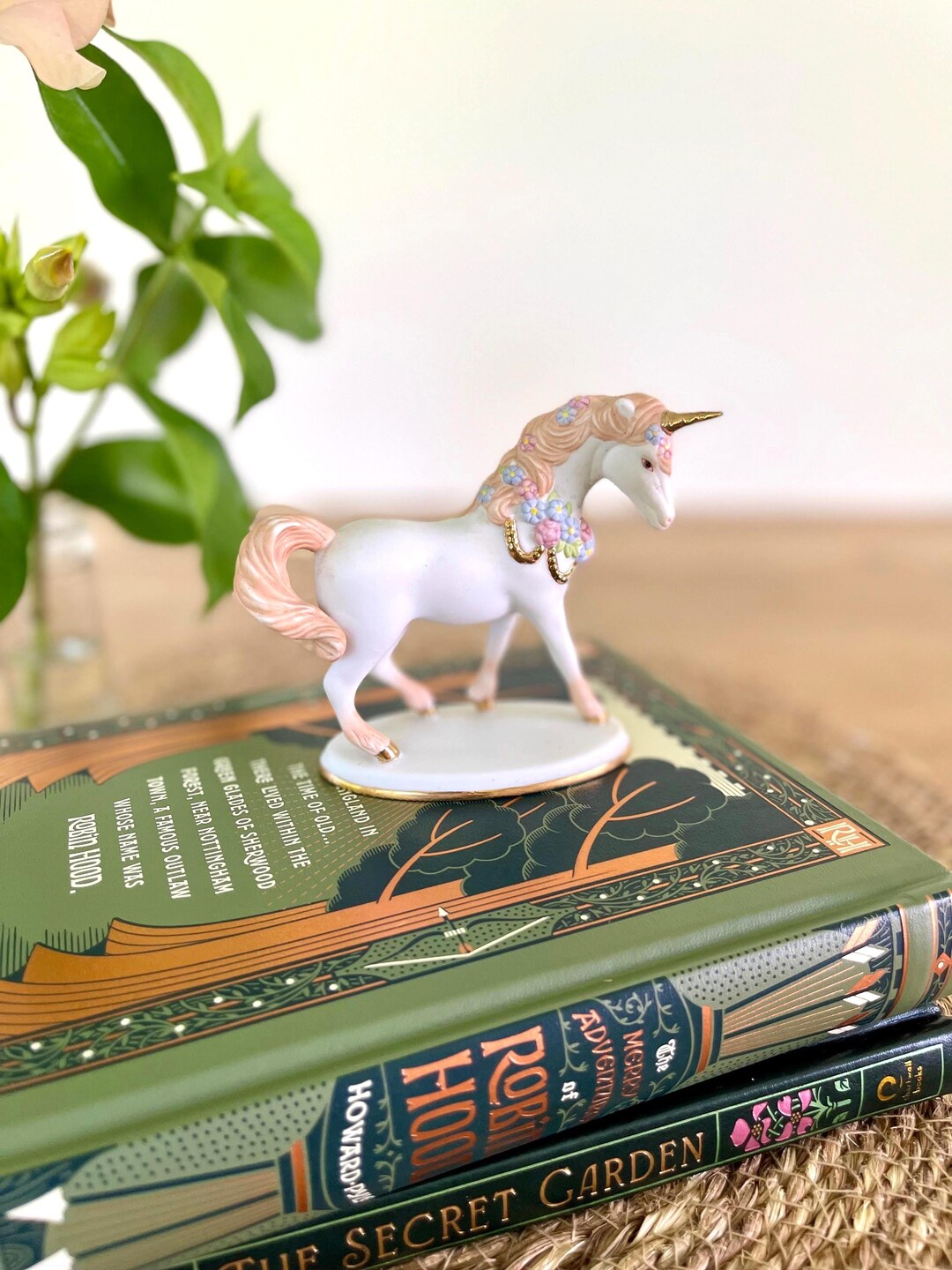 Unicorn Figurine | Franklin Mint | Porcelain | Vintage - Etsy