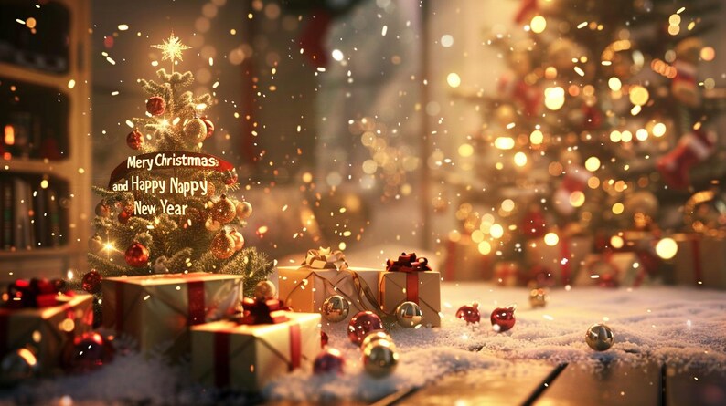 Christmas Email Card | Digital Holiday Greeting | Editable Canva ...