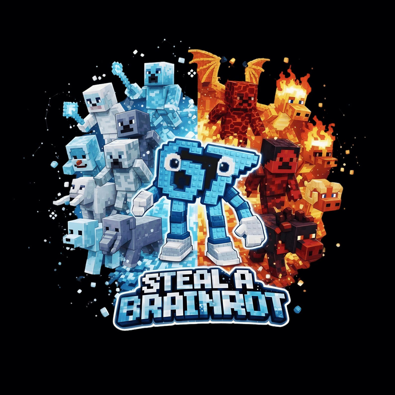 Steal a Brainrot Six Seven Italian Brainrot Kids Gaming Meme PNG ...