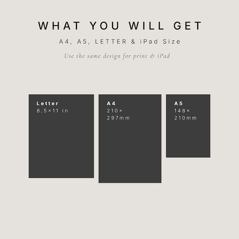 2026 Monthly Calendar | 2026 Monthly Planner A4–A5 & US Letter ...