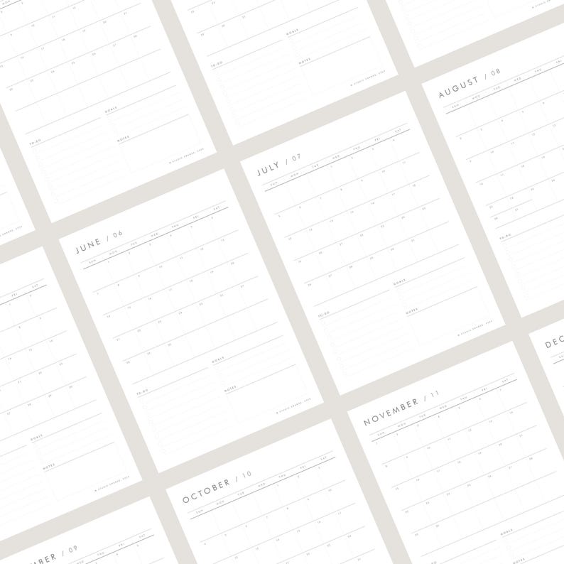 2026 Monthly Calendar | 2026 Monthly Planner A4–A5 & US Letter ...