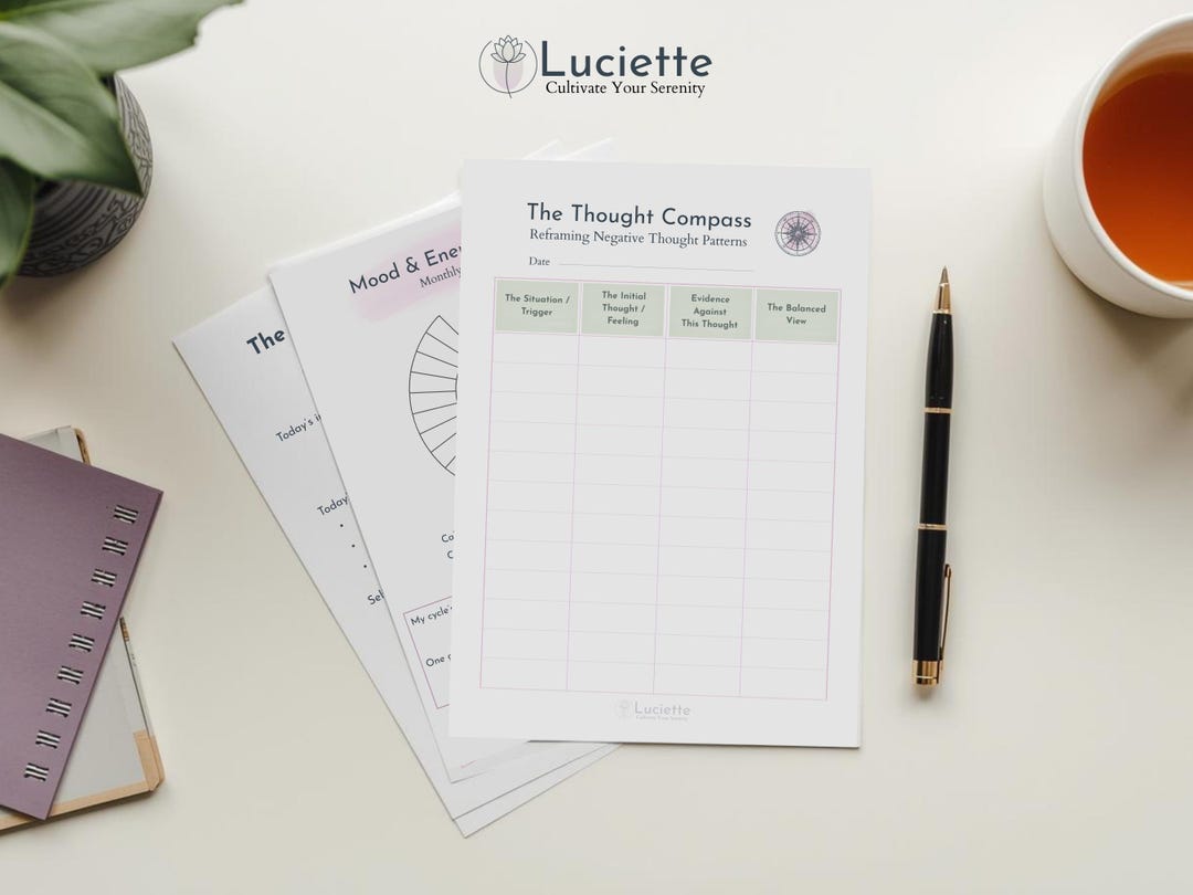 Mindfulness Journal Template | Editable Self-care Planner (A4/US Letter ...