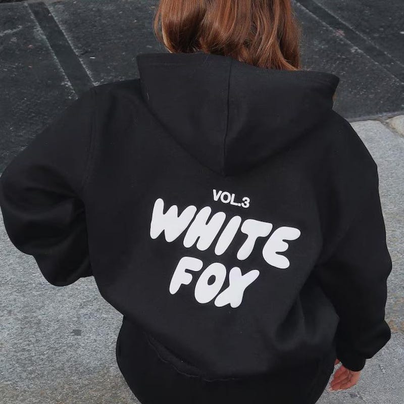 White Fox Hoodie for Kids - Etsy Australia