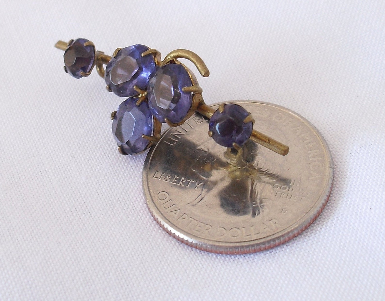 Victorian Amethyst Pin | Etsy