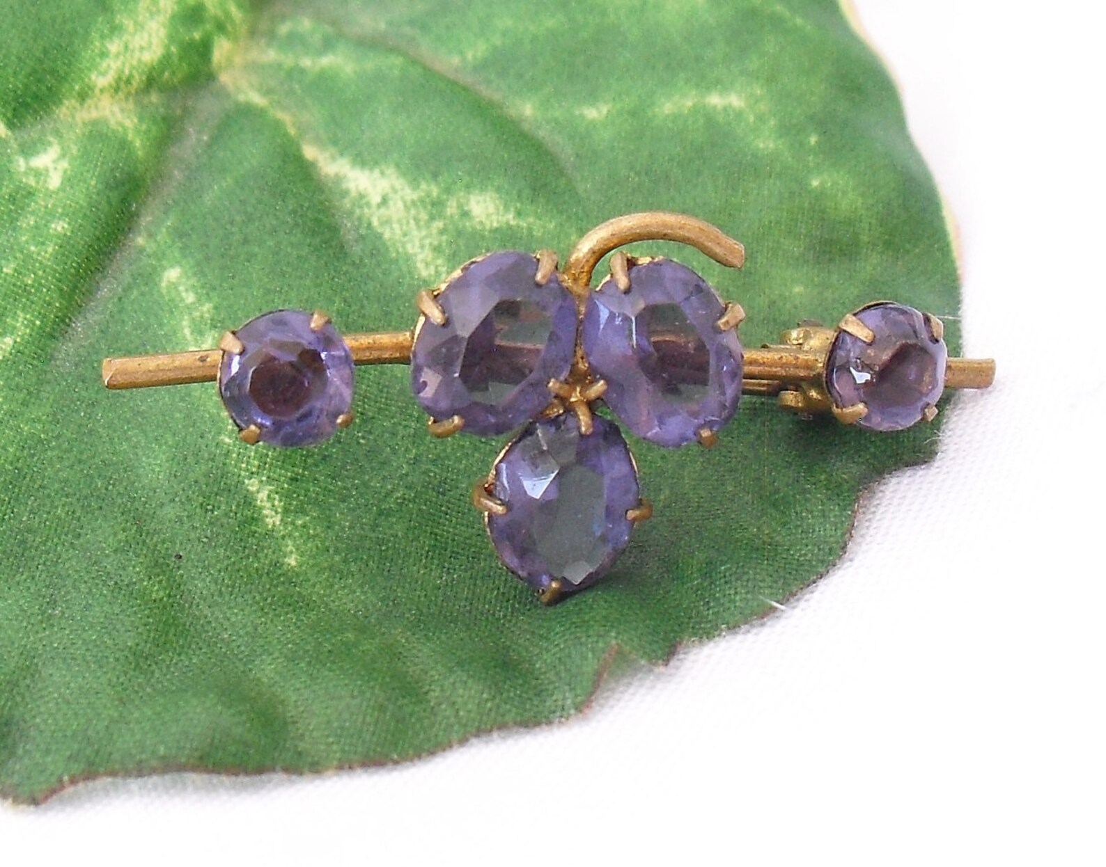 Victorian Amethyst Pin | Etsy