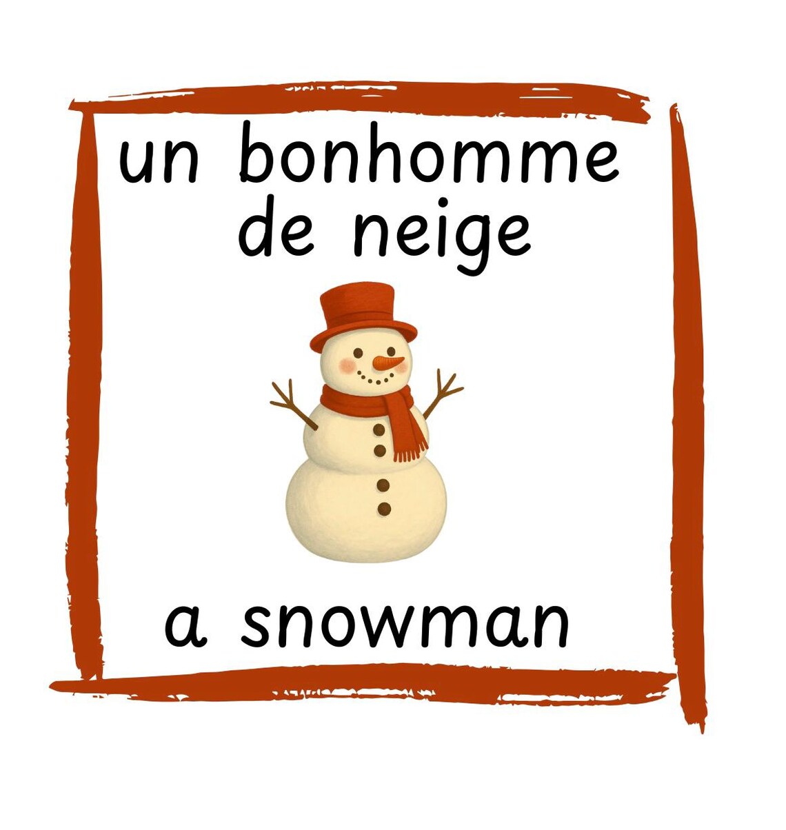 Bilingual Flashcards | French-english Vocabulary Cards | 40 Printable ...