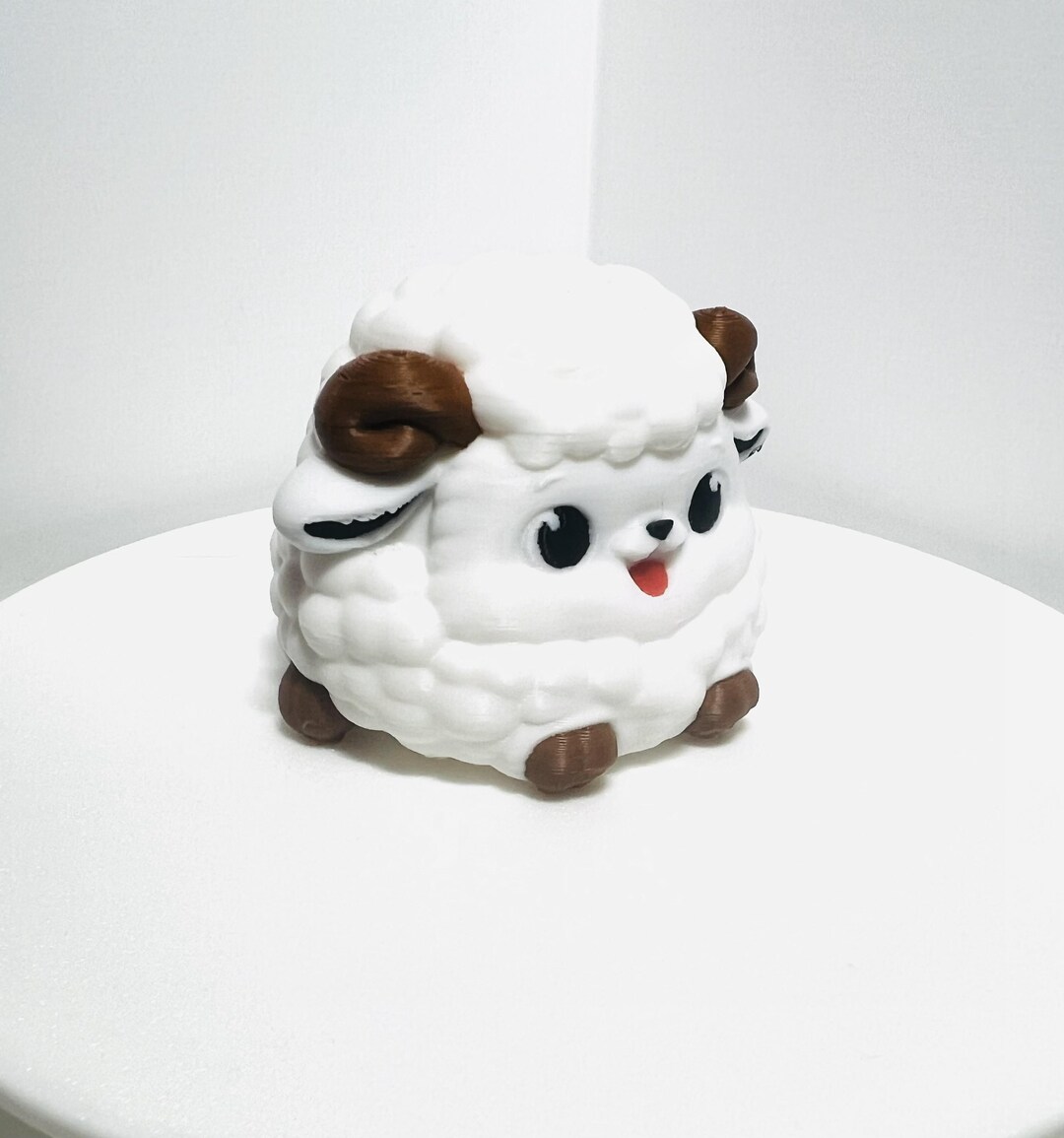 Chibi Sheep Figurine – 3D Printed Farm Animal Desk Decor - Etsy