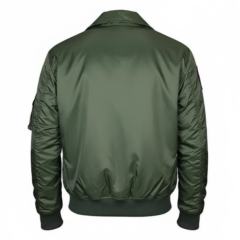 Tom Cruise Top Gun Maverick Bomber Leather Jacket Fighter Pilot Aviator ...
