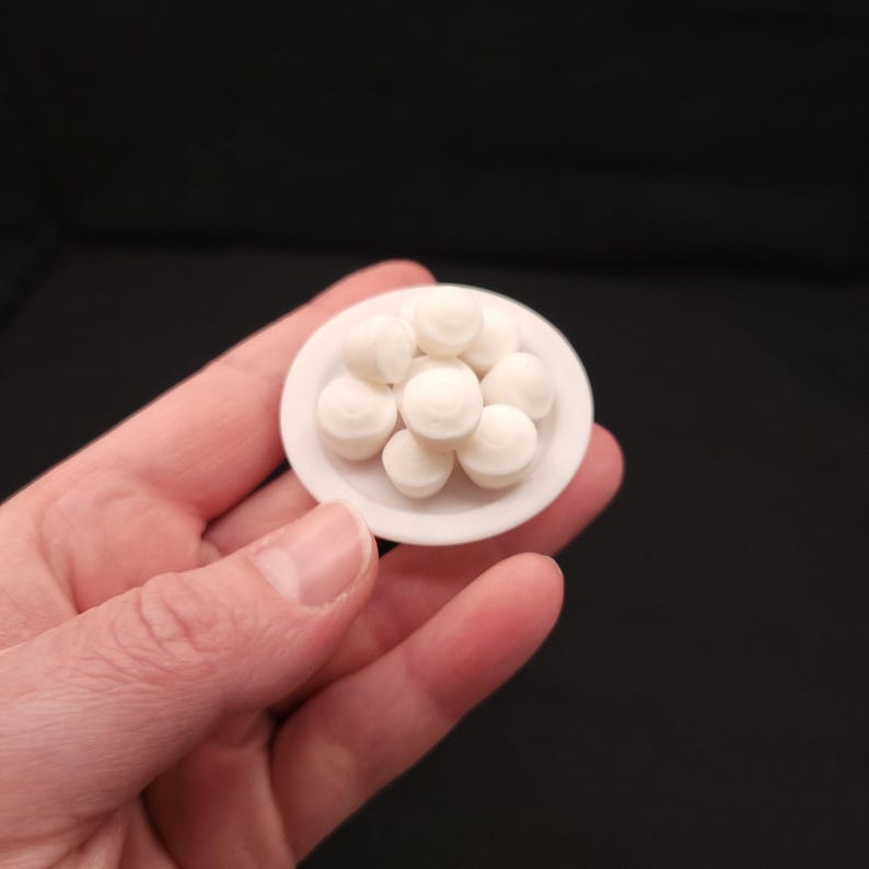 Miniature Minced Meat Pies 3D Printed Resin Ready to Paint 1 6 1 12 1 ...