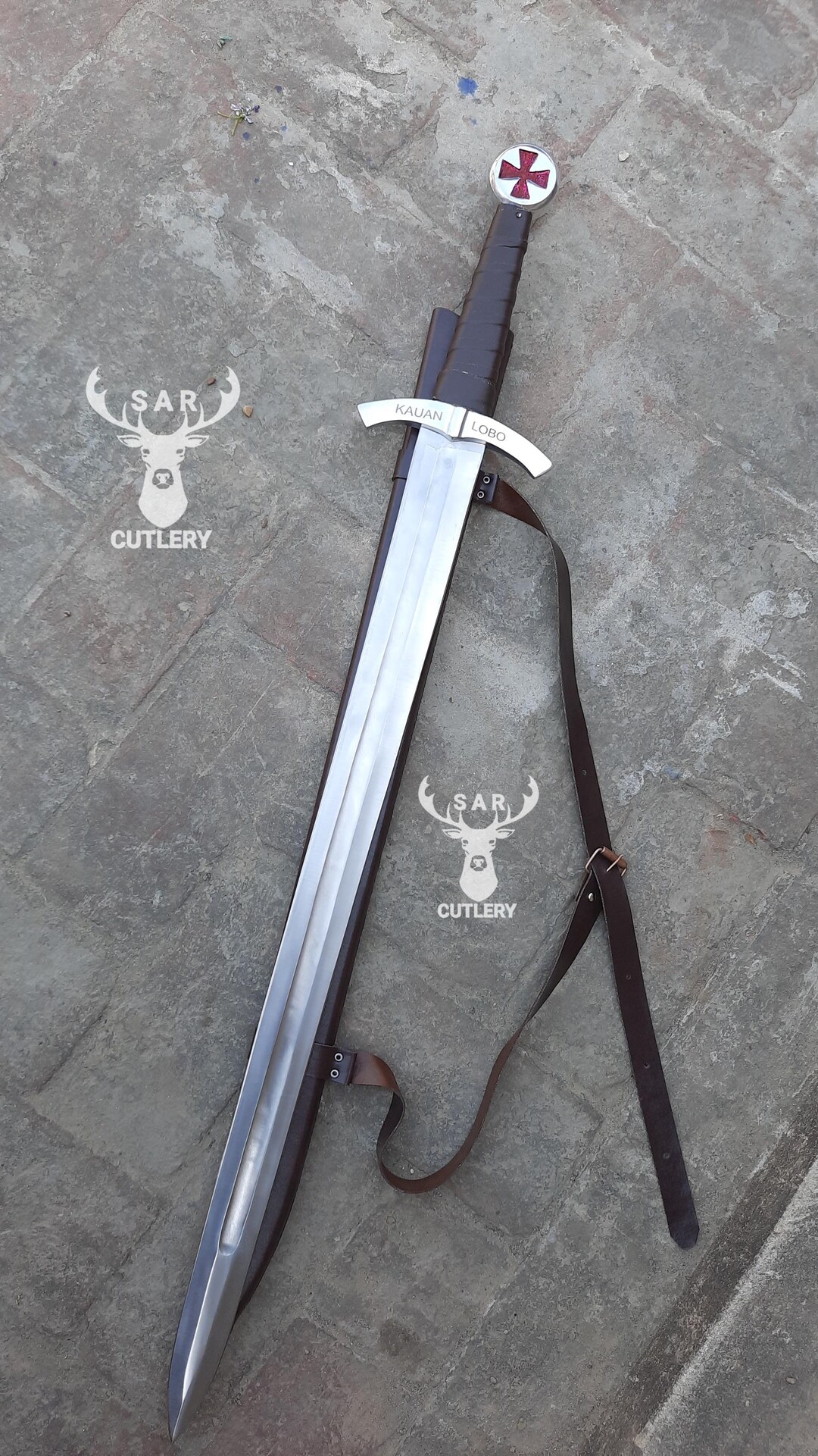 Handmade Scottish Knight Templar Sword | Medieval Collectibles ...
